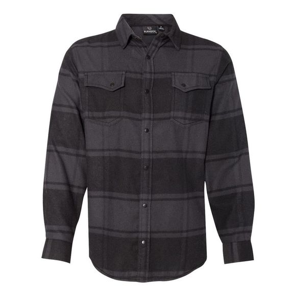burnside | Shirts | Burnside Snap Front Long Sleeve Plaid Flannel Shirt ...